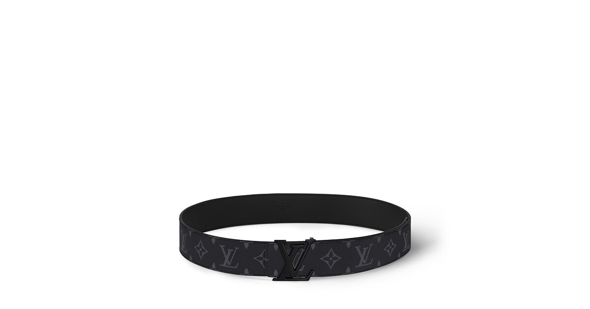 LV Initiales 40毫米啞面黑色皮帶 - 名牌飾品配件 - M4482V 灰色 | LOUIS VUITTON 香港