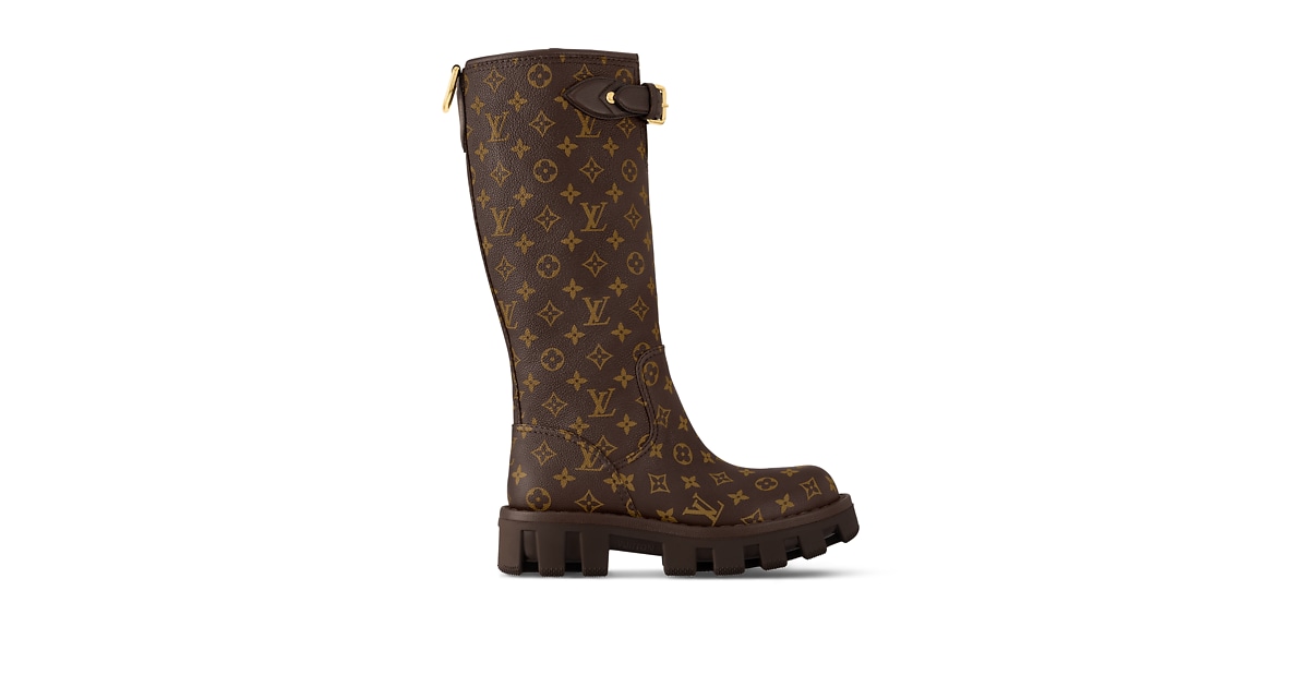 LV Checker High Boot - Luxury Shoes - 1ACNO8 Brown | LOUIS VUITTON HONG ...