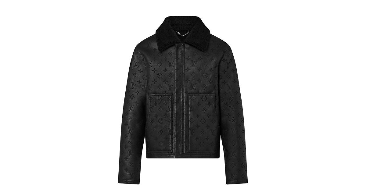 Shearling Embossed Monogram Jacket - Luxury Ready to Wear - 1AAV01 ...