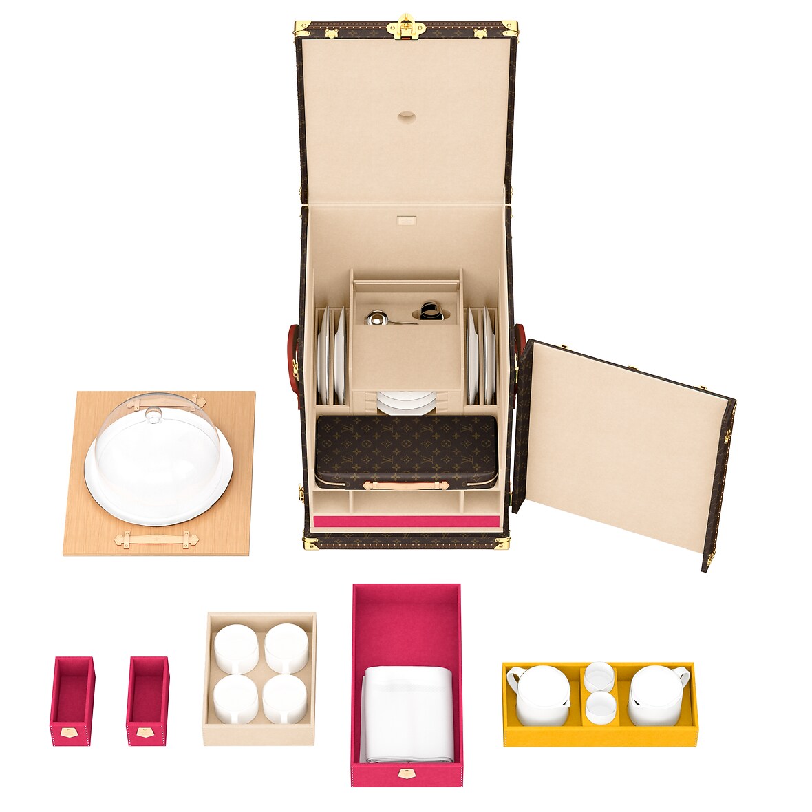 Boîte Afternoon Tea Monogram Canvas - Luxury Trunks and Boxes - M10164 ...