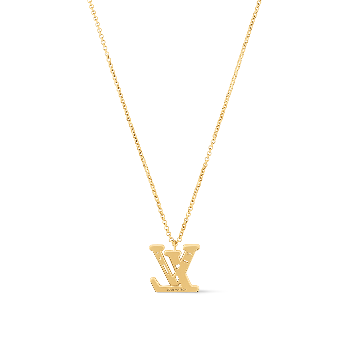 Lady LV Necklace - Gold Necklace - M01845 | Louis Vuitton