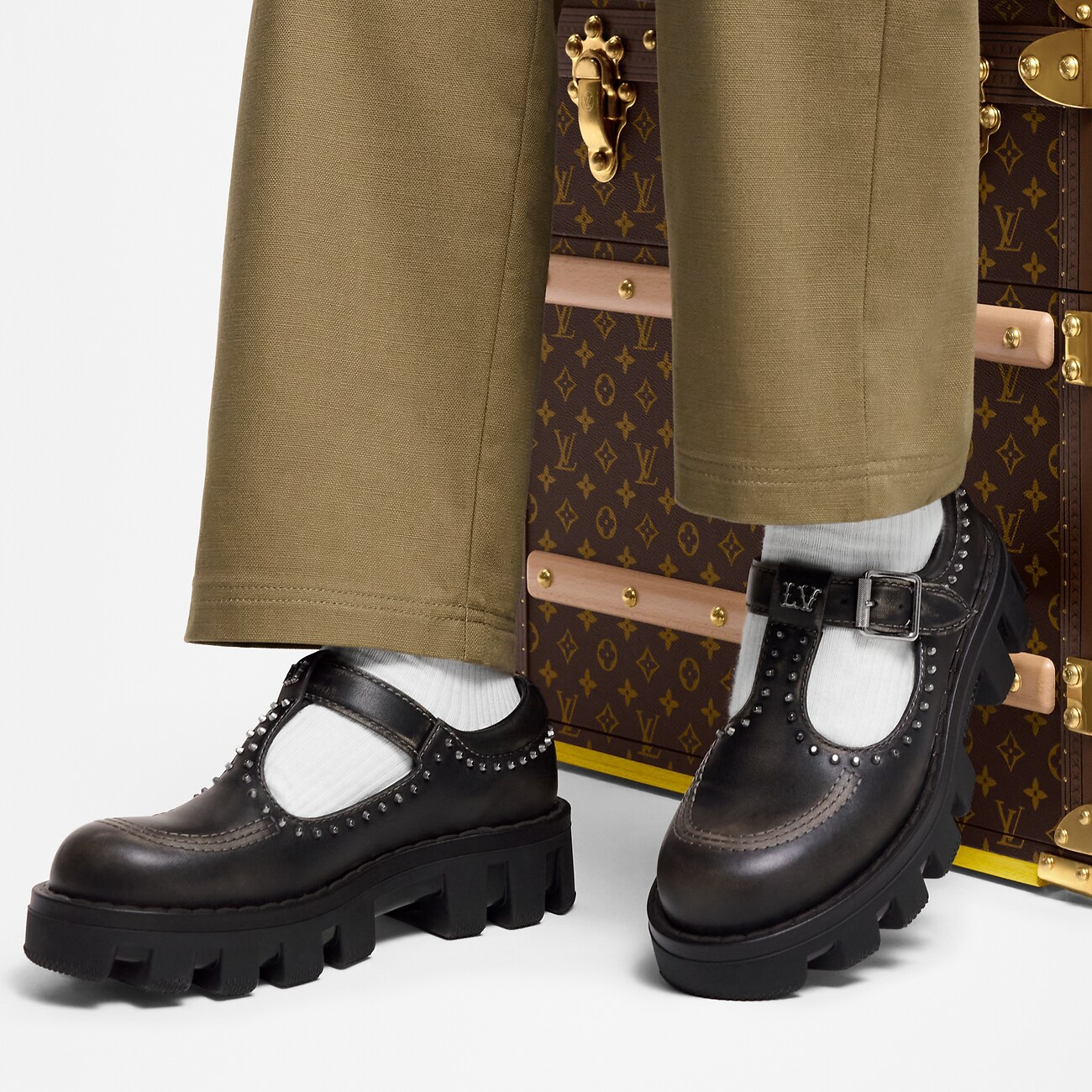LV Checker Mary Jane - Shoes - 1ADGKR | LOUIS VUITTON