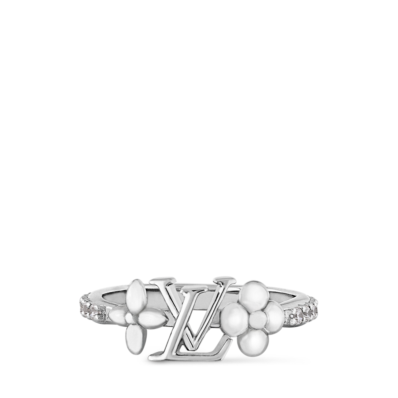 LV Iconic Ring . - Luxury Fashion Jewellery - M1187M Silver | LOUIS ...