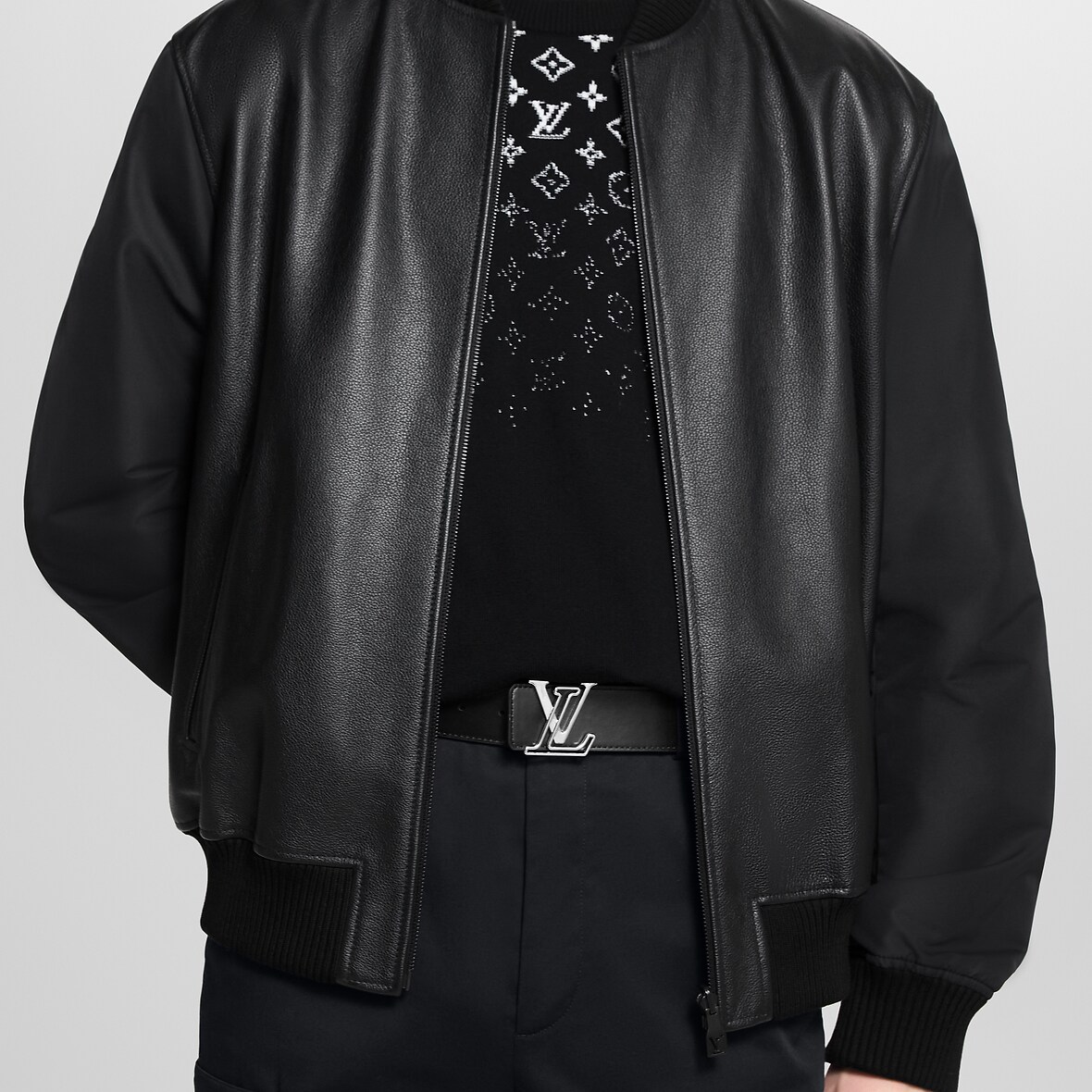 LV Line 40mm Reversible Belt Monogram Eclipse Canvas - Luxury ...