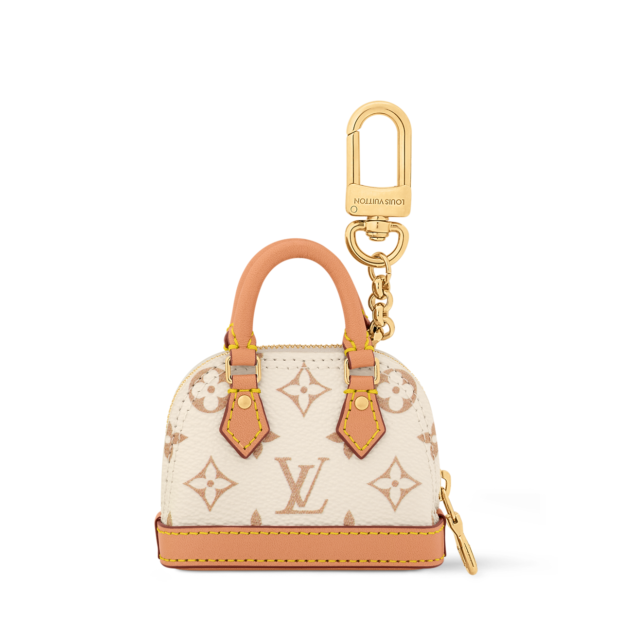 Micro Alma Bag Charm . - Luxury Accessories - M01883 Beige | LOUIS ...
