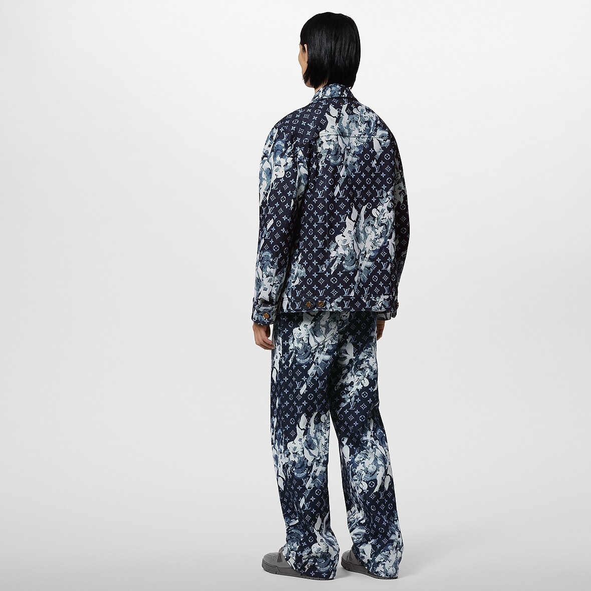 Monogram Printed Denim Pants - Pants - 1AFAC3 | LOUIS VUITTON