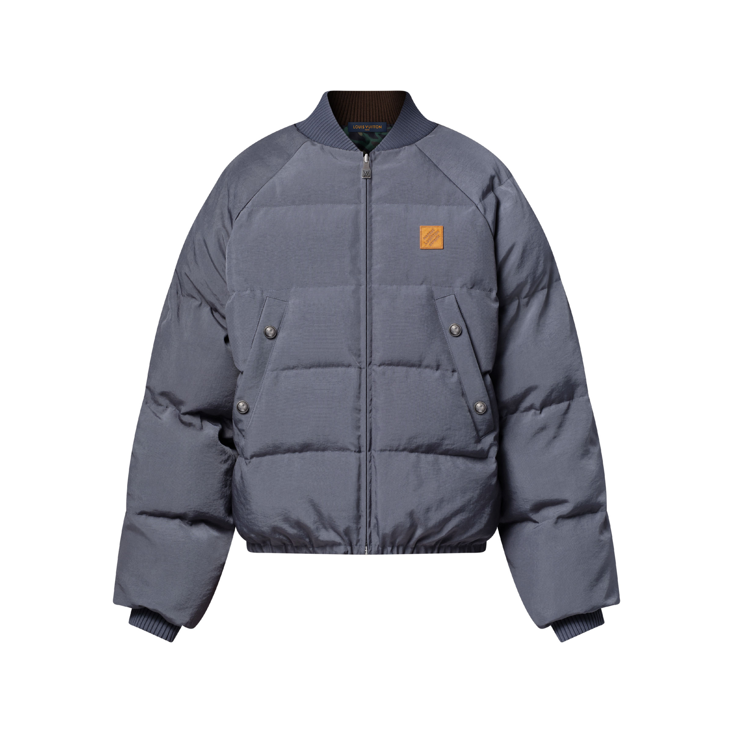 Reversible Puffer Jacket - Luxury Ready to Wear - 1AIMRD Grey | LOUIS ...