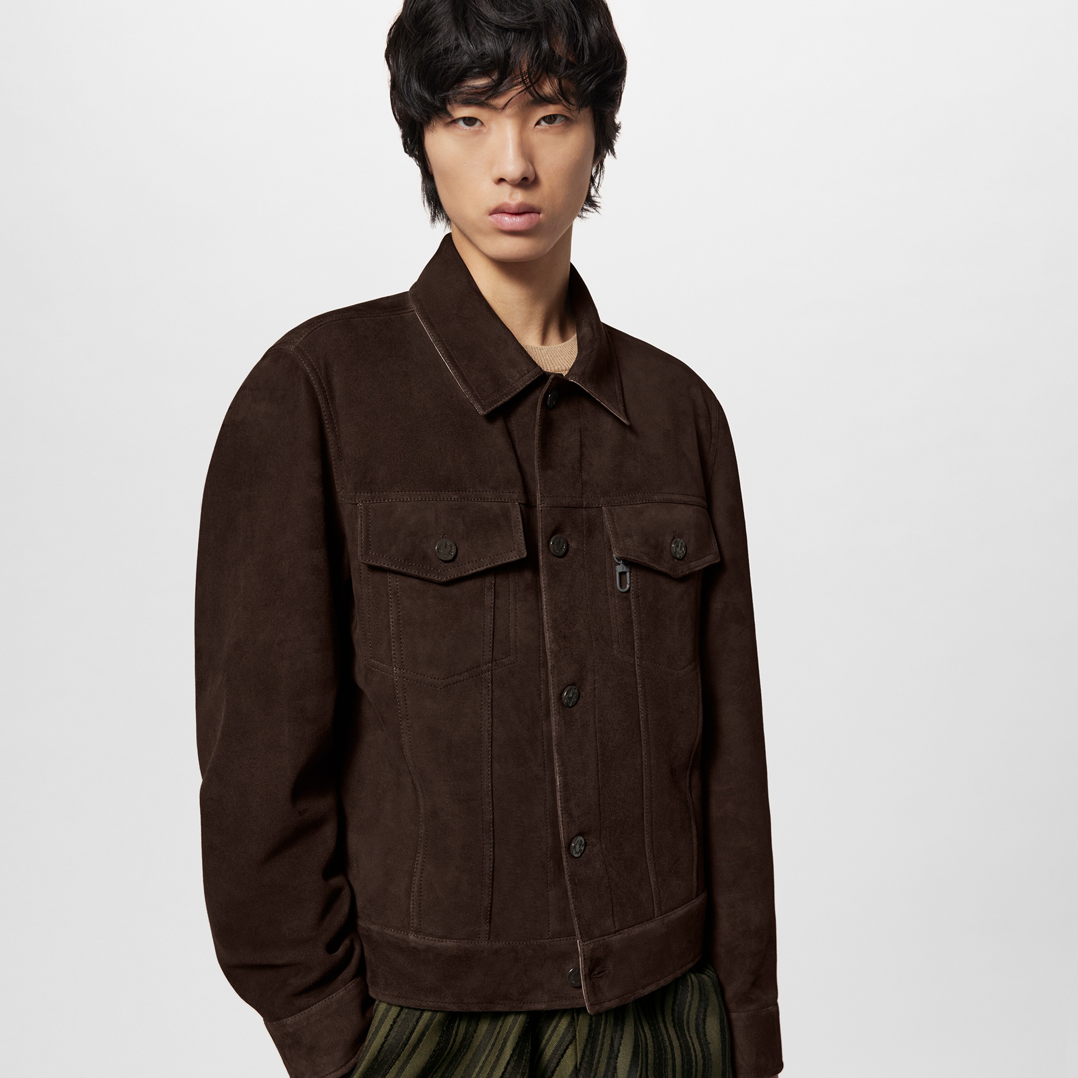 Suede Denim Jacket - Ready to Wear | LOUIS VUITTON