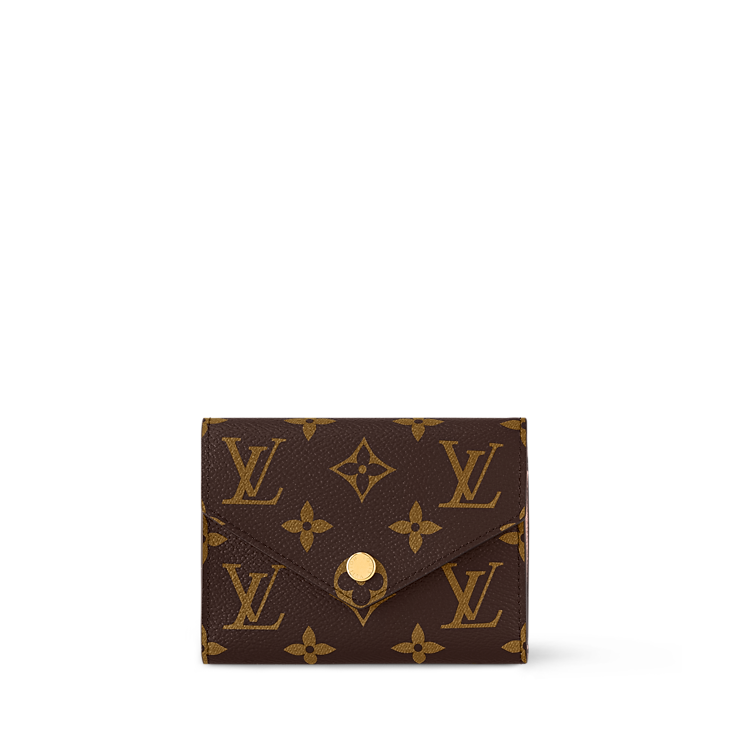 Victorine Wallet Damier Ebène Canvas - Luxury Wallets and Small Leather ...