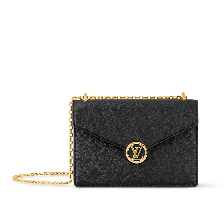 Wallet On Chain Rosy Monogram Empreinte Leather - Luxury Wallets and ...